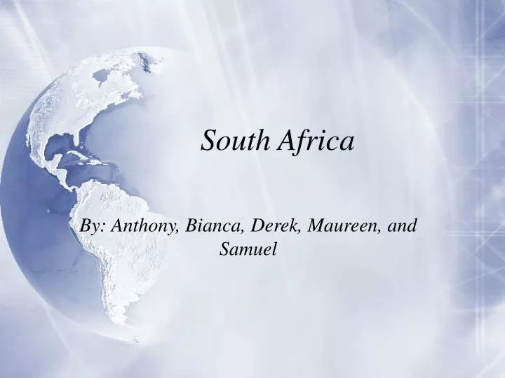 PPT - South Africa PowerPoint Presentation, free download - ID:4114935