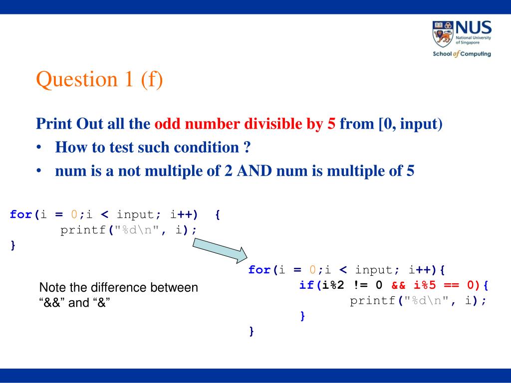 Ppt Cs1010e Programming Methodology Tutorial 3 Control Structures And Data Files Powerpoint 7706