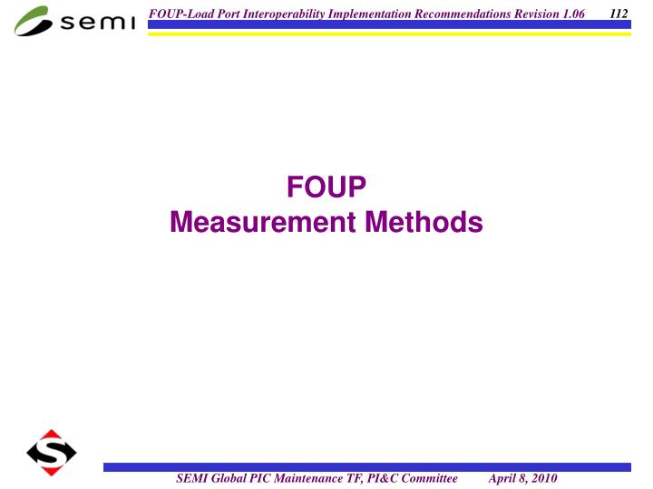 PPT - SEMI FOUP-Load Port Interoperability Implementation ...
