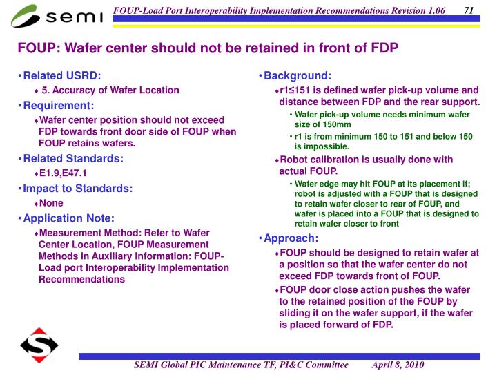 PPT - SEMI FOUP-Load Port Interoperability Implementation ...