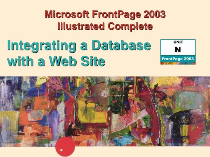 PPT - Microsoft FrontPage 2003 Illustrated Complete PowerPoint ...