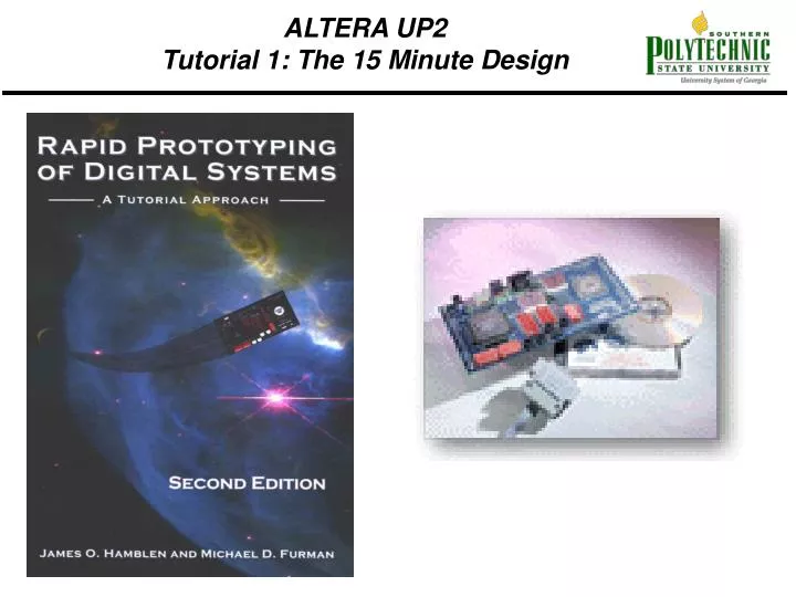 PPT - ALTERA UP2 Tutorial 1: The 15 Minute Design PowerPoint ...