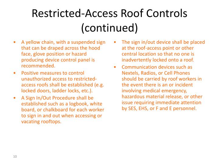 PPT - Roof Access Safety Awareness PowerPoint Presentation - ID:4118370