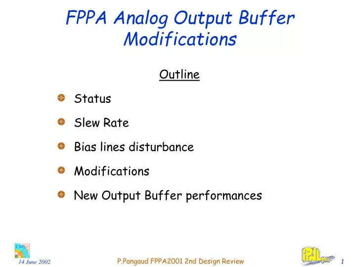 Ppt Fppa Analog Output Buffer Modifications Powerpoint Presentation 8218