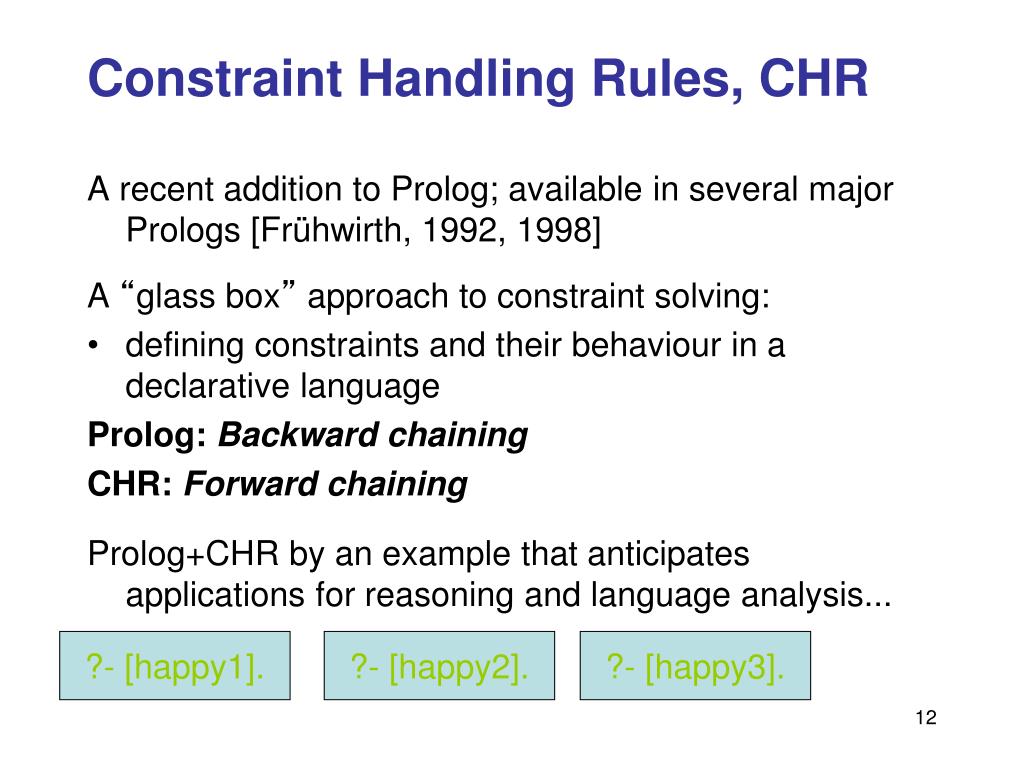 Ppt Abductive Reasoning And Language Analysis With Prolog And Constraint Handling Rules