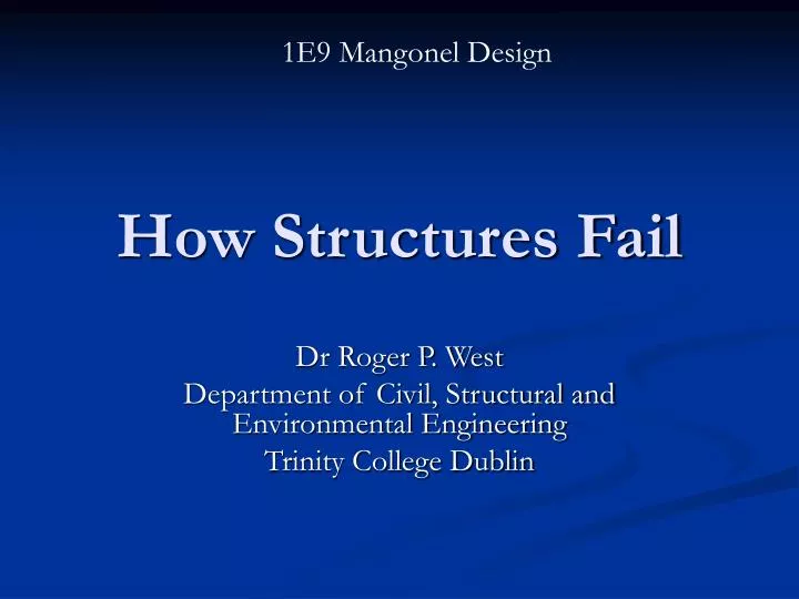 PPT - How Structures Fail PowerPoint Presentation, free download - ID ...