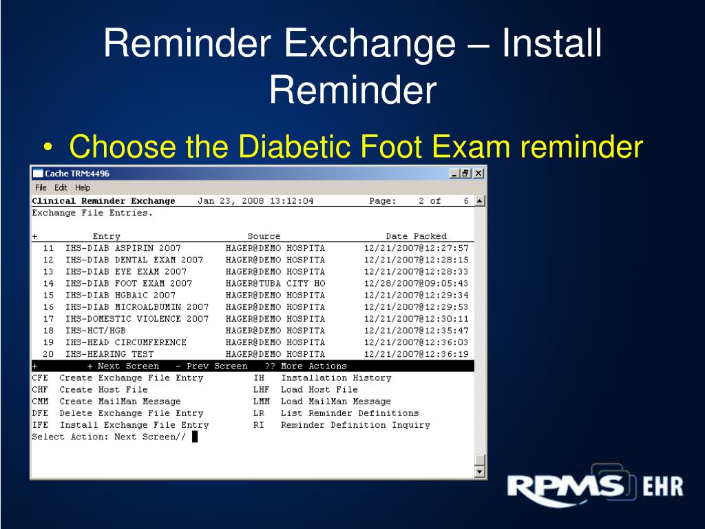 PPT - National Reminders - Diabetic Foot Exam PowerPoint Presentation ...