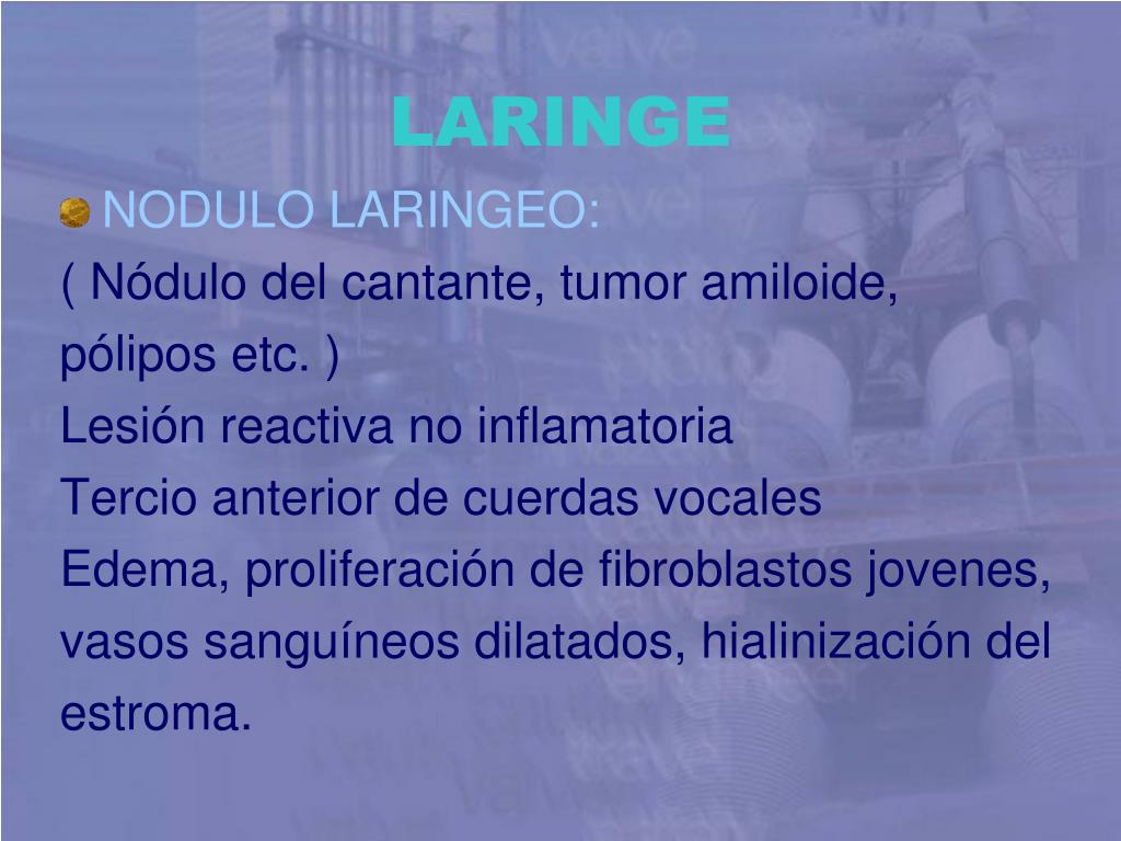 PPT - PATOLOGIA DE LA CAVIDAD ORAL Y DE LA LARINGE PowerPoint ...