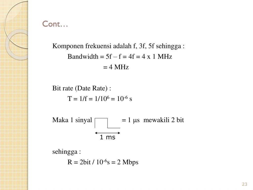 PPT Spektrum Dan Domain Sinyal PowerPoint Presentation Free Download