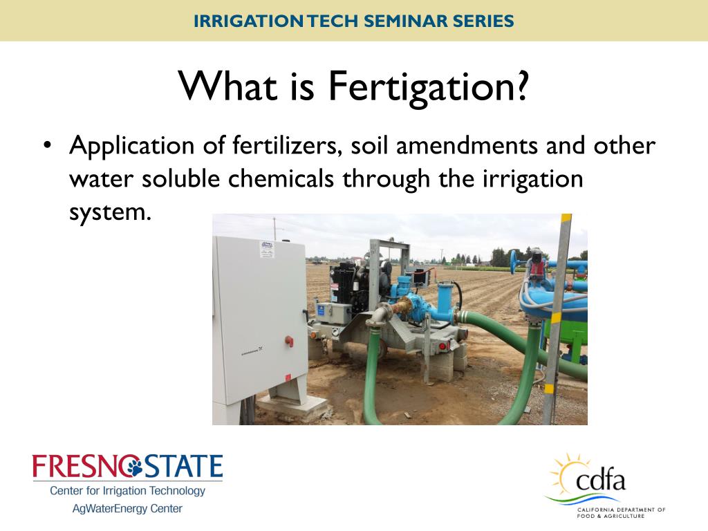 PPT - Fertigaton Education For The San Joaquin Valley PowerPoint ...