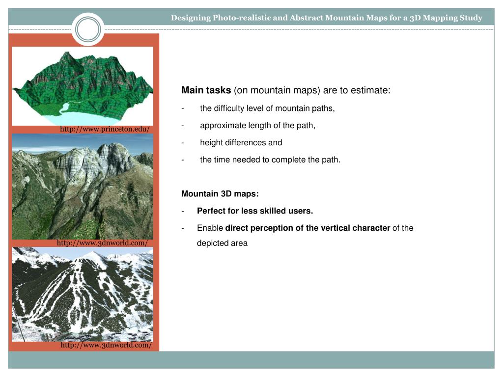 PPT - Mountain Mapping DESIGNING PHOTO-REALISTIC AND ABSTRACT MOUNTAIN ...
