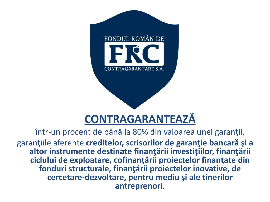 PPT - PARTENER DE ÎNCREDERE PENTRU ÎNTREPRINDERILE MICI ŞI MIJLOCII ŞI ...