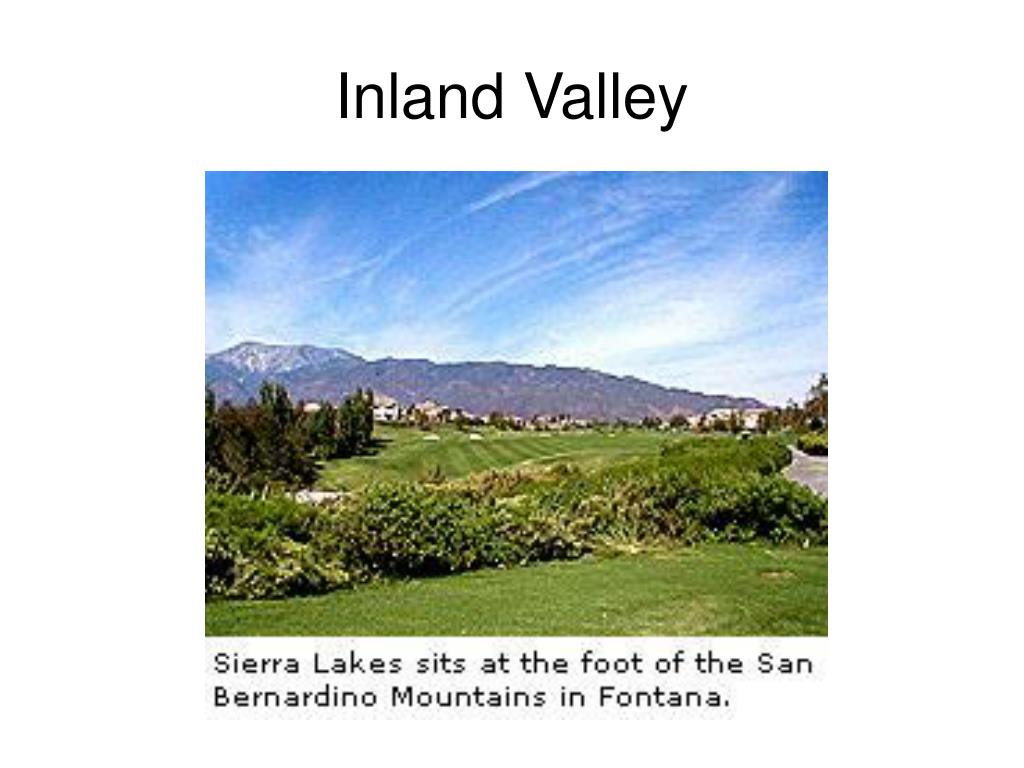 PPT - Regions: Coastal Inland valley Southern (NW Coast Great Basin ...