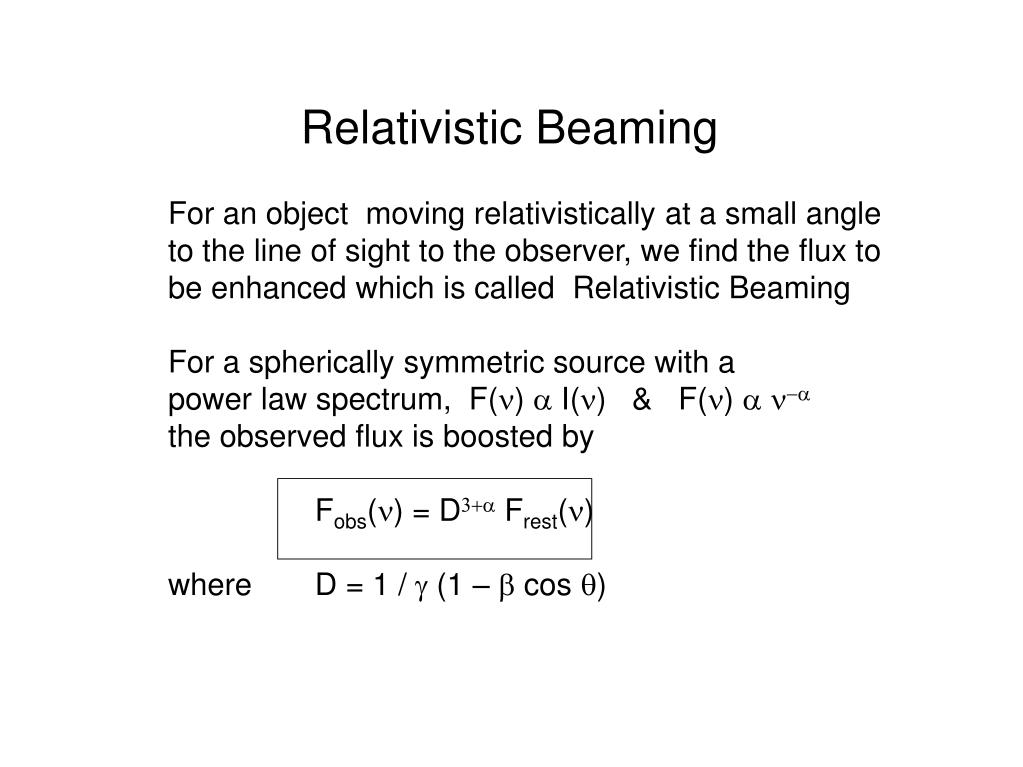 PPT - Introduction to Extra-galactic Radio Sources & Apparent ...