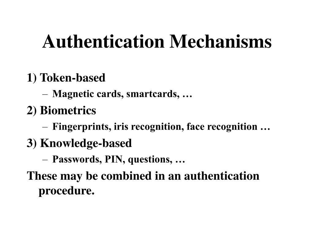 PPT - Authentication Mechanisms PowerPoint Presentation, free download ... PPT - Authentication Mechanisms PowerPoint Presentation, free download ...