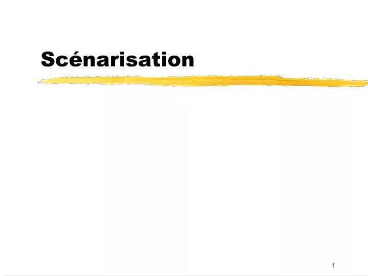 PPT - Scénarisation PowerPoint Presentation, free download - ID:4122574