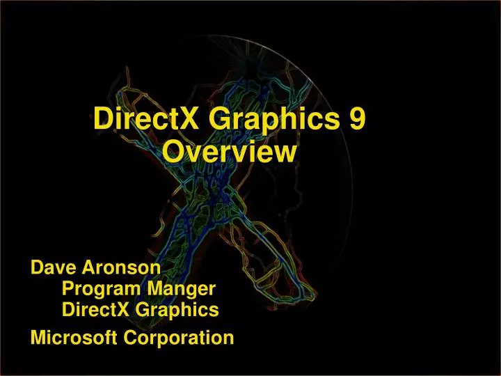 PPT - DirectX Graphics 9 Overview PowerPoint Presentation, free download - ID:4123302