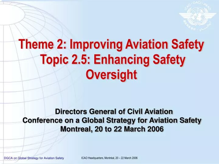 PPT - Theme 2: Improving Aviation Safety Topic 2.5: Enhancing Safety ...