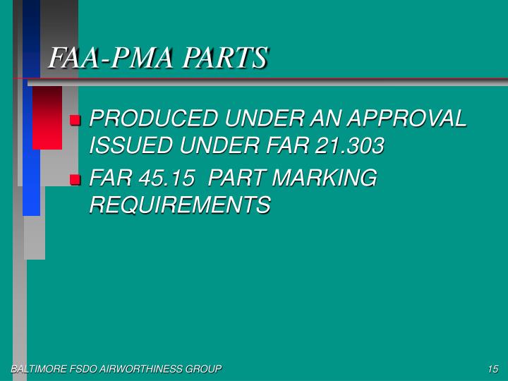 PPT - SUSPECTED UNAPPROVED PARTS PowerPoint Presentation - ID:4123989