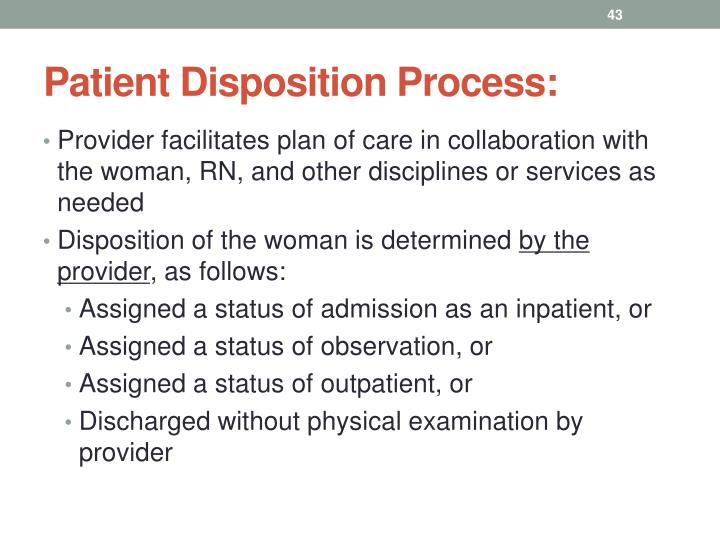 PPT - Obstetrical Triage: It ’ s Not First-Come, First-Served ...