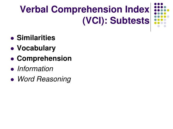 PPT - Understanding the WISC-IV Cognitive Assessment PowerPoint ...