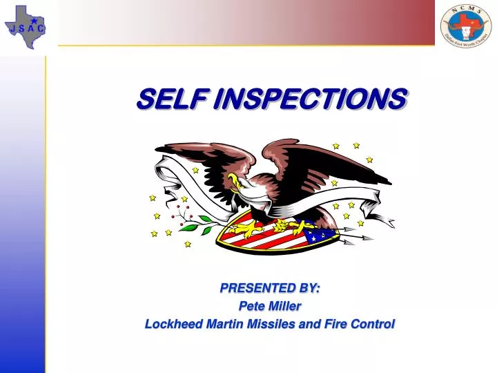 PPT - SELF INSPECTIONS PowerPoint Presentation, free download - ID:4124876