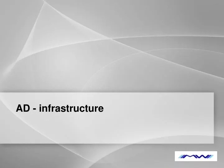 PPT - AD - infrastructure PowerPoint Presentation, free download - ID ...