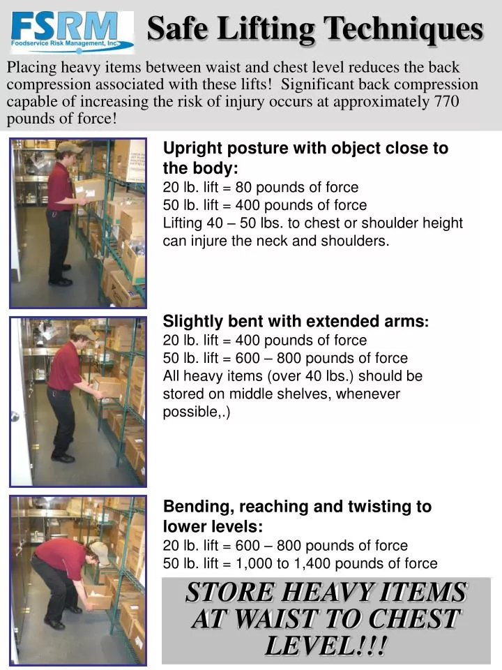 PPT - Safe Lifting Techniques PowerPoint Presentation, free download ...