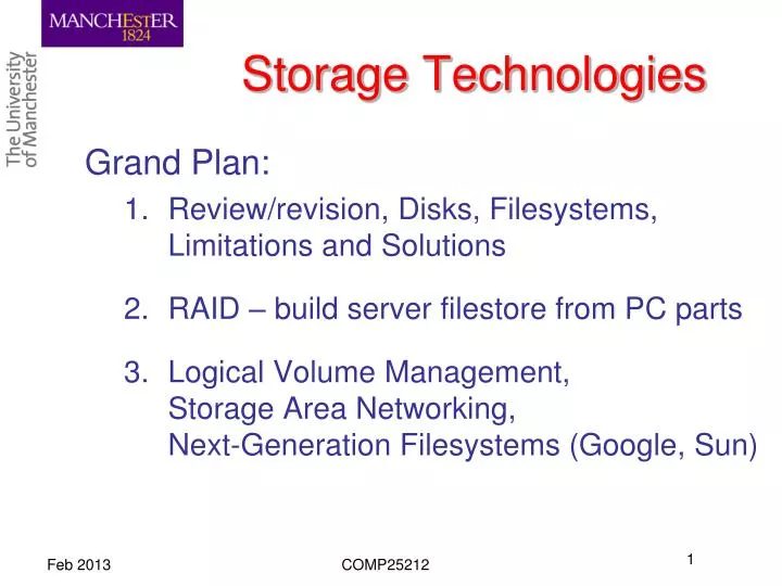 PPT - Storage Technologies PowerPoint Presentation, free download - ID ...