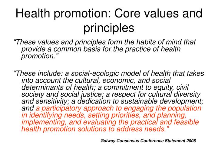 PPT - Shaping the Future of Health Promotion: the Ottawa Charter ...
