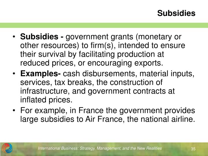 PPT - Chapter 7 Government Intervention in International Business ...