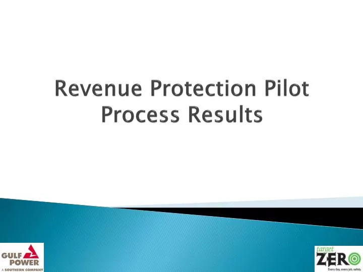 PPT - Revenue Protection Pilot Process Results PowerPoint Presentation ...