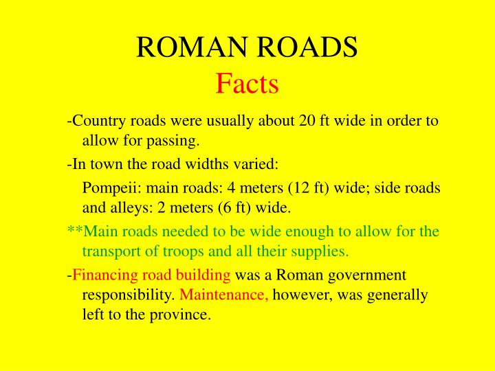 PPT - ROMAN ROADS PowerPoint Presentation - ID:4126579