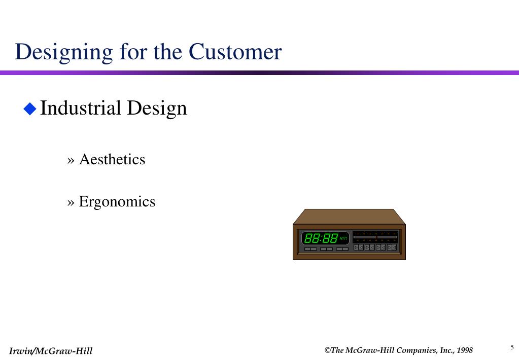 PPT - Chapter 6 Product Design and Process Selection--Manufacturing ...