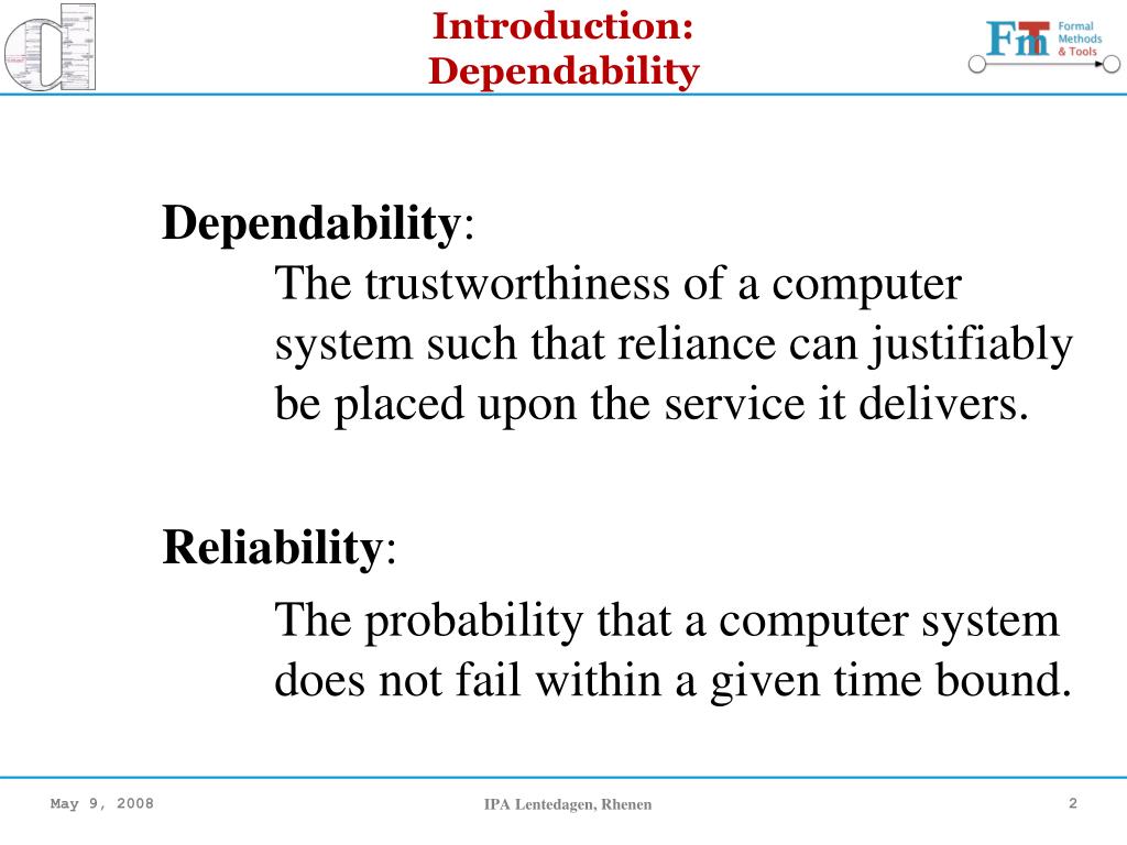 Ppt Dynamic Fault Tree Analysis Using Inputoutput Interactive Markov Chains Powerpoint