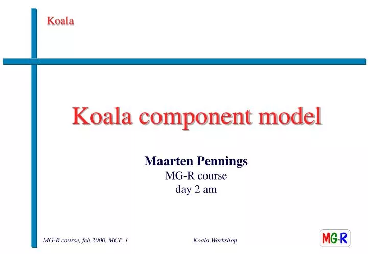 PPT - Koala component model PowerPoint Presentation, free download - ID ...
