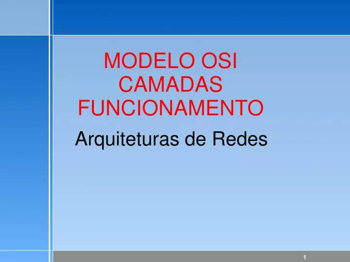 PPT - MODELO OSI CAMADAS FUNCIONAMENTO PowerPoint Presentation, free ...