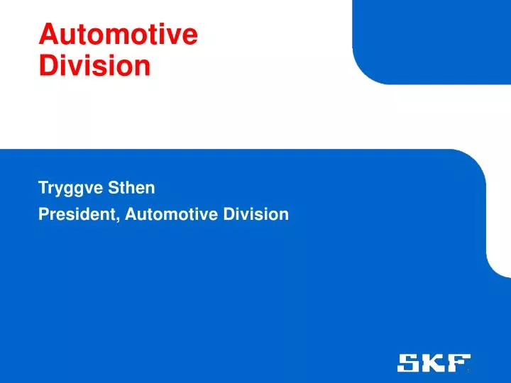 PPT - Automotive Division PowerPoint Presentation, free download - ID ...