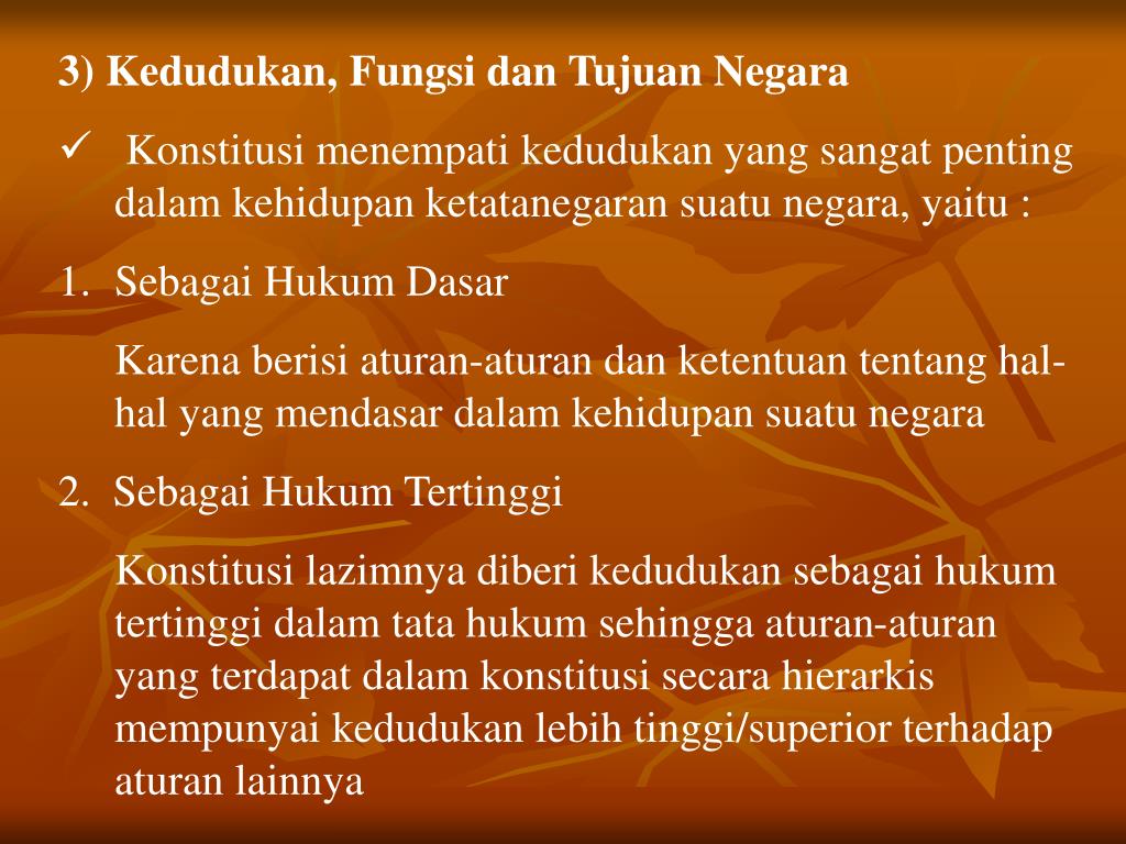 PPT - KONSTITUSI NEGARA DAN NEGARA HUKUM PowerPoint Presentation, free ...