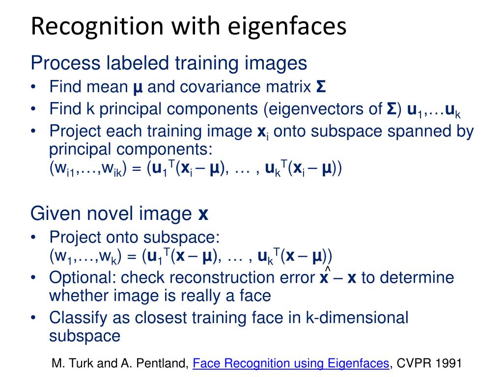 Ppt Pca Explained Within The Context Of Face Recognition Powerpoint