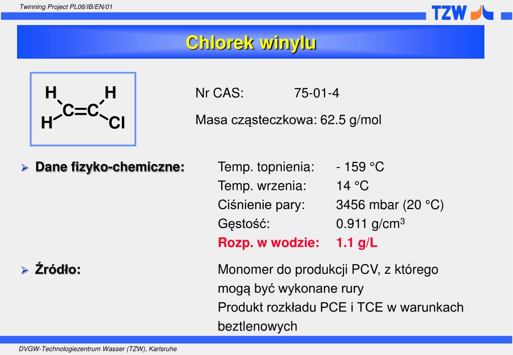PPT - Metody oznaczania akrylamidu, epichlorohydr yny i chlorku winylu ...