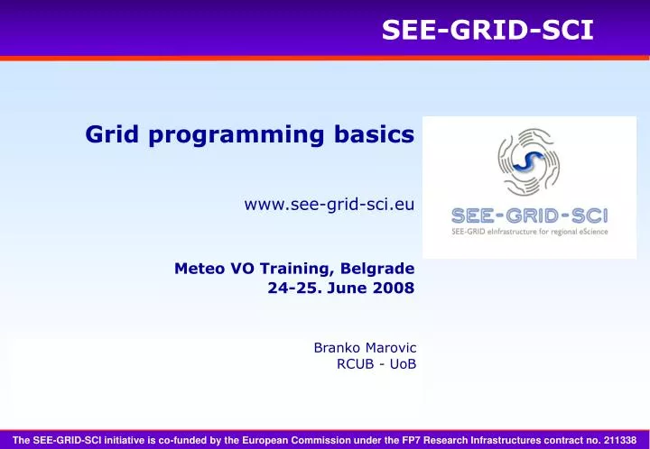 PPT - Grid programming basics PowerPoint Presentation, free download ...