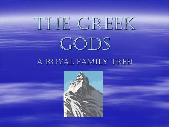 PPT - The Greek Gods PowerPoint Presentation, free download - ID:4133829
