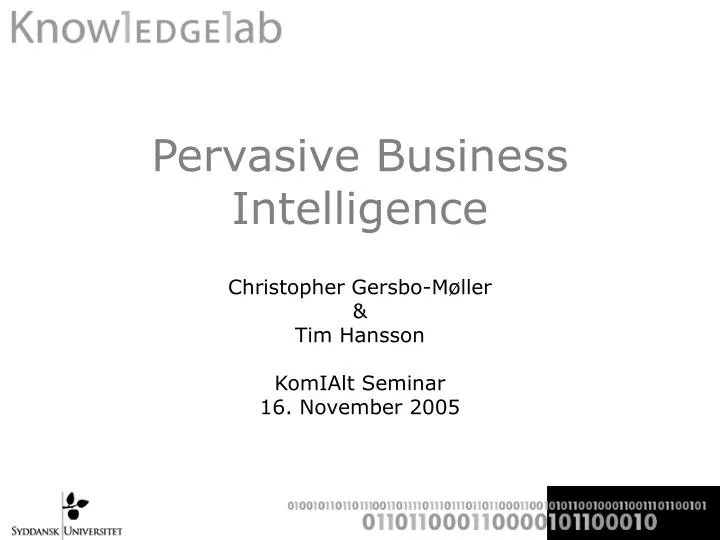 PPT - Pervasive Business Intelligence PowerPoint Presentation, free ... PPT - Pervasive Business Intelligence PowerPoint Presentation, free ...