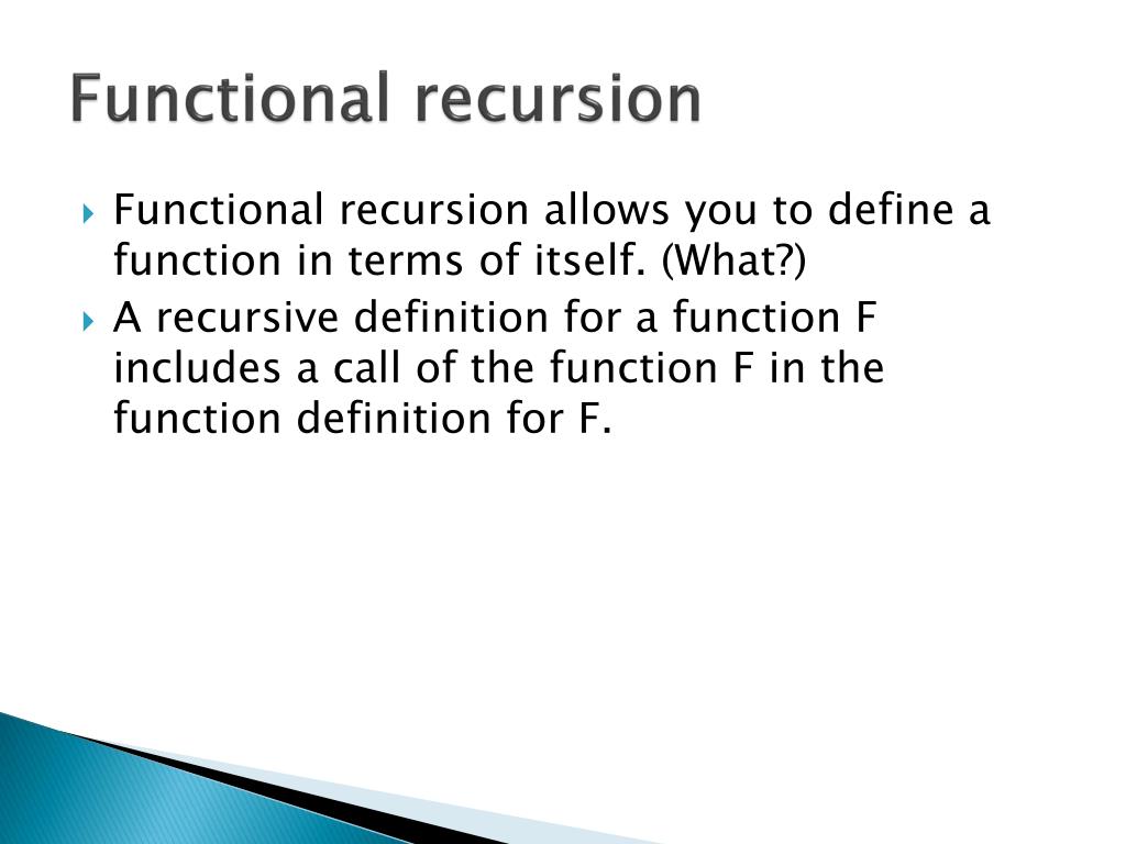 PPT - Understanding Recursion in Object-Oriented Programming Languages PowerPoint Presentation ...