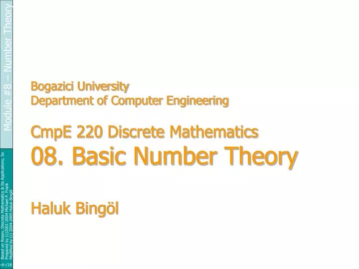 Basic number theory review weil - bopqetel Basic number theory review weil - bopqetel