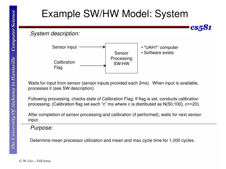 PPT - Example SW/HW Model: System PowerPoint Presentation, free ...