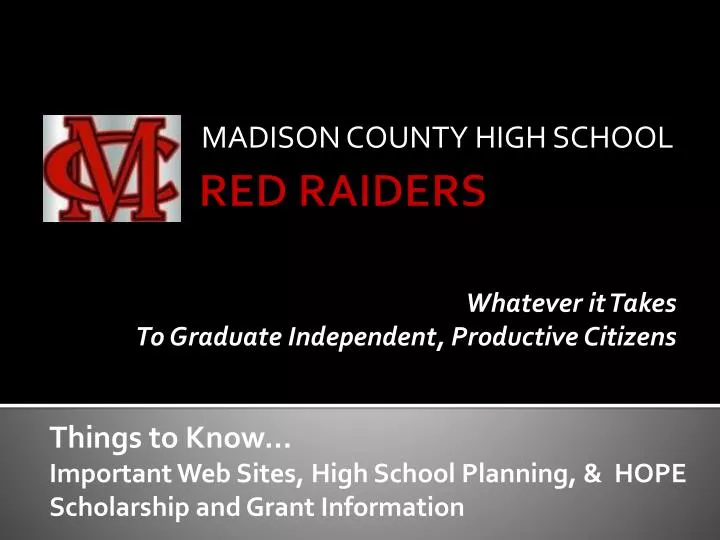 PPT - RED RAIDERS PowerPoint Presentation, free download - ID:4139290