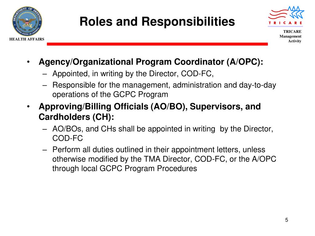 PPT - TRICARE Acquisition Directive (TAD) Governmentwide Commercial ...