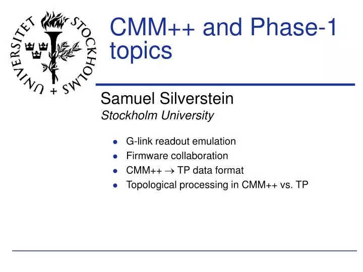 PPT - CMM++ and Phase-1 topics PowerPoint Presentation, free download ...